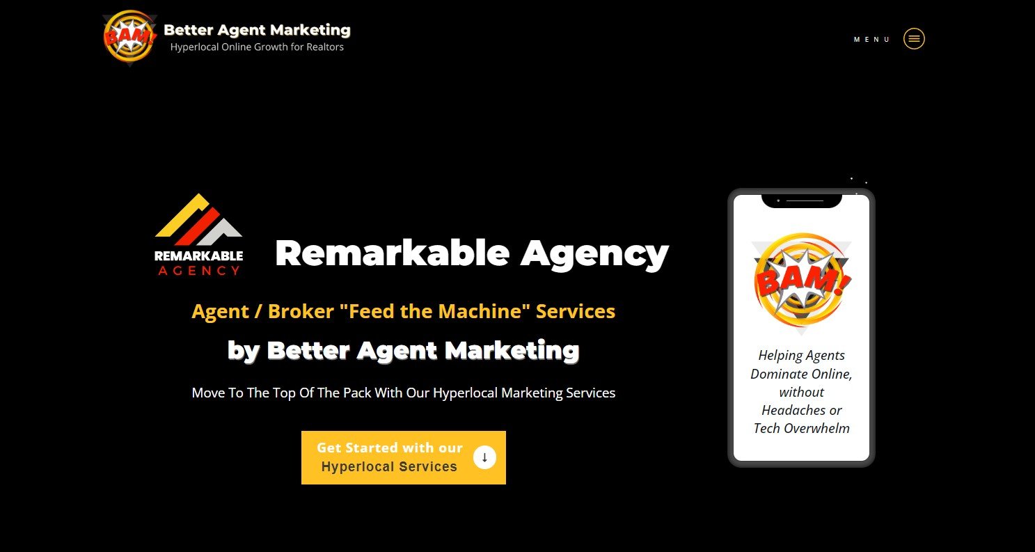 Remarkable Agency - Real Estate Agency Marketing Services by Better Agent Marketing, MMT Media ...